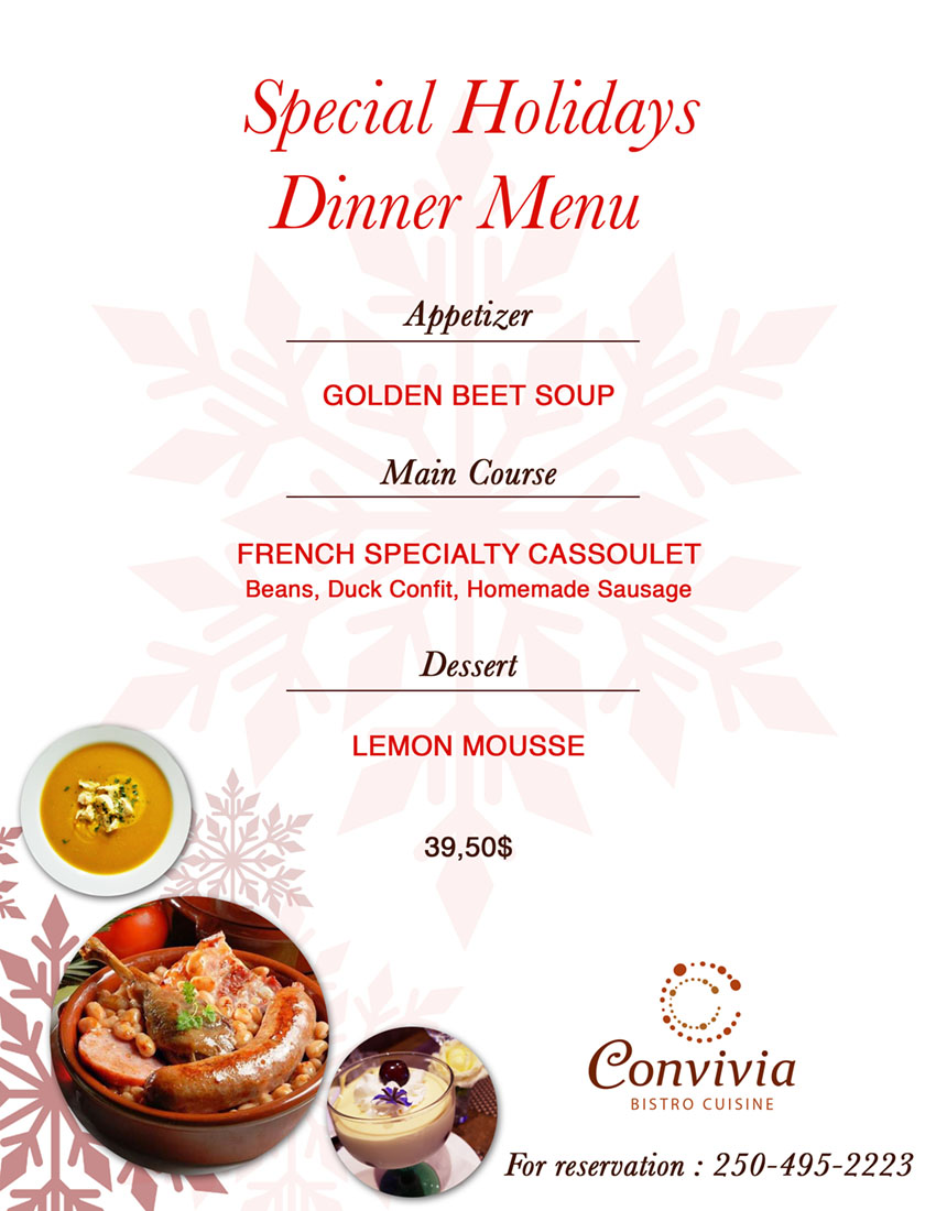Convivia Bistro Cuisine | Restaurant - Osoyoos